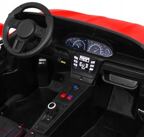 Dětské elektrické autíčko pro dvě děti Perfecta MAXI 172cm Červené