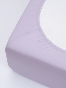 MK Lůžkoviny Jersey prostěradlo s elastanem Deluxe 120 × 200 cm - lila