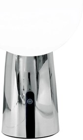 Bezdrátová lampa Olimpia 26 cm stříbrná metalíza
