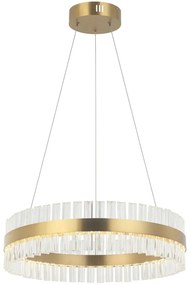 Zambelis | Zambelis 22039 - LED Stmívatelný lustr na lanku LED/56W/230V zlatá | UN0833