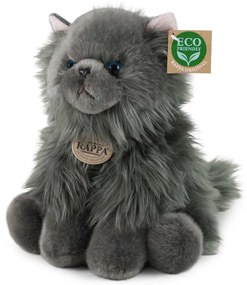 Rappa Plyšová kočka britská sedící 30 cm ECO-FRIENDLY
