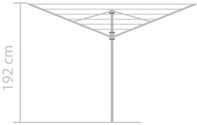 Zahradní sušák Brabantia Topspinner 40m