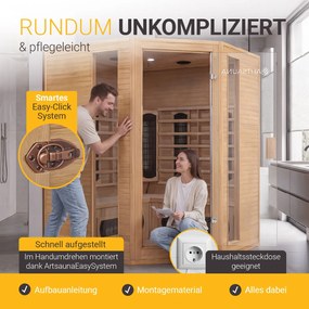 Artsauna Rohová infrasauna Nyborg E150V