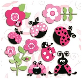 AS-rovi Crearreda 3L M Pink Ladybugs 14506 Slunéčko sedmitečné