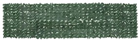 Balkónová zástěna s tmavě zelenými listy 400 x 100 cm 315488