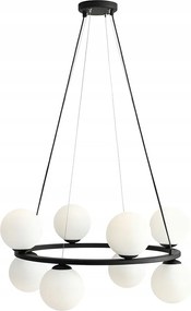 Závěsná lampa Krone 8 Black 1085P1 Aldex