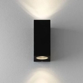 AST 1310004 Venkovní nástěnné svítidlo Chios 150 černá 2x6W LED GU10 IP44 (starý kód: AST 7128) - ASTRO Lighting