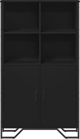 Highboard černý 79,5 x 35,5 x 137,5 cm kompozitní dřevo 3295307