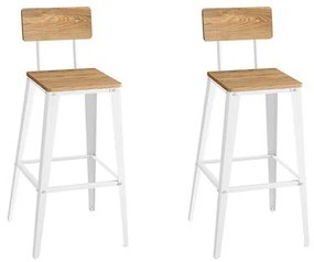 Set dvou barových židlí LBC078K01 (2 ks)