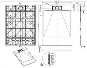 BPS-koupelny Obdélníková akrylátová sprchová vanička HYD-OSV-MIKO 120x90 bílá