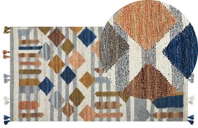 Kelimový koberec 80 x 150 cm vícebarevný KASAKH Beliani