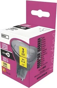 EMOS Classic MR16 3W GU10 / Žárovka / náhrada za 36W / teplá bílá / 34