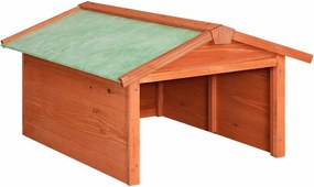 Garáž na robotickou sekačku 72 x 87 x 50 cm masivní jedle 170878