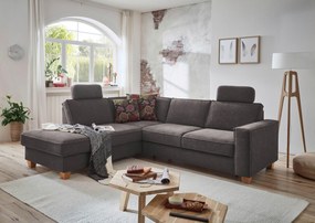 XXXLutz ROHOVÁ SEDAČKA, textil, tmavě šedá Sit & More - Sedací soupravy - 000144005806
