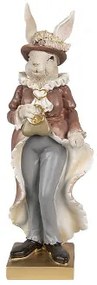 Dekorativní figurka králičí mamky s kabelkou Clayre &amp; Eef 6PR4128