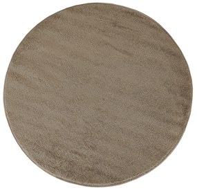 Kulatý koberec jednobarevný Portofino béžový Rozměr: průměr 200 cm