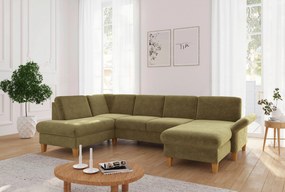 XXXLutz SEDACÍ SOUPRAVA, textil, olivově zelená Sit & More - Sedací soupravy - 00014401611Z