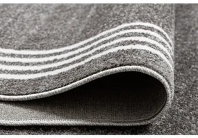 koberec MATEO 8034/644 Moderní vzor rámu strukturální šedá velikost 180x270 cm | krásné koberce cz