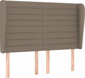 Box spring postel s matrací taupe 140x200 cm textil 3128049