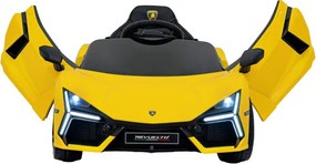 Elektrické autíčko Lamborghini Revuelto žluté
