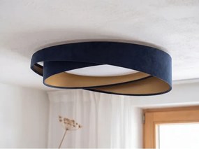 LED Stropní svítidlo GALAXY MODERN LED/24W/230V pr. 55 cm modrá/zlatá