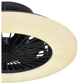 Globo 03628B - LED Stmívatelné stropní svítidlo s ventilátorem LED/30W/230V + DO