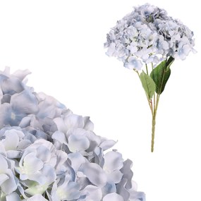 Hortenzie, barva: modrá. Květina umělá - KN6149-BLUE