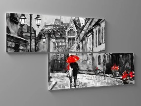 Liox Olejomalba červený deštník Rozměr: 160 x 80 cm