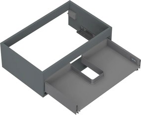 Mexen Box-A, závěsná skříňka 70 cm, 1 zásuvka, grafitová matná, 91AX0-0700-235-1-66