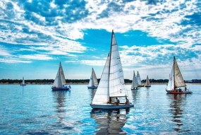 Vliesová fototapeta Dimex Sailing Regatta XL-184 330x220 cm