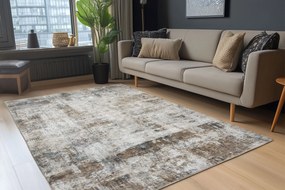 Obsession, Kusový koberec Posh 302 Taupe, 200x290, hnědá, chodba / předsíň