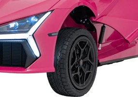 Elektrické autíčko Lamborghini Revuelto XL STRONG růžové