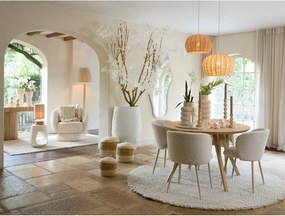 Kulatý jídelní stůl z mangového dřeva ø 120 cm Quenza – Light &amp; Living