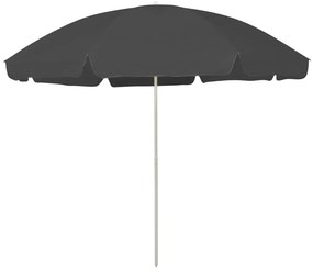 Plážový slunečník antracitový 300 cm 314710