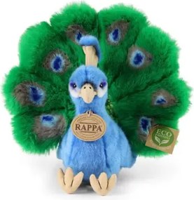 RAPPA Plyšový páv 22 cm / ECO-FRIENDLY / od 0 měsíců