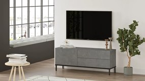 KALUNE DESIGN dřevěný TV stolek LIVA šedý 921YRD1110