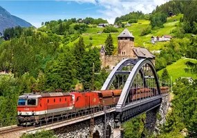 Castorland 52462 Vlak na mostě / 500 dílků / od 9 let