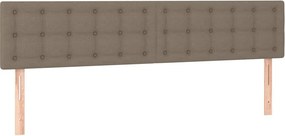 Box spring postel s matrací taupe 160x200 cm textil 3130045
