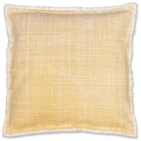 UniqueLiving Žlutý dekorativní polštář Shanti - golden glow 45x45cm