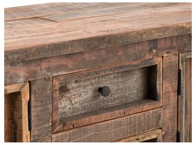 Massive home | TV stolek Sumatra 4 dveře - recyklované dřevo