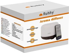 Aroma LED difuzér 4v1 se zvlhčovačem a ionizátorem