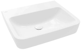 Villeroy & Boch O.novo - Umyvadlo 55x46 cm, bez přepadu, bez otvoru pro baterii, CeramicPlus, alpská bílá 4A4158R1