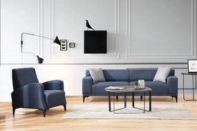 Atelier del Sofa 3-místná pohovka Petra 3 - Blue, Modrá