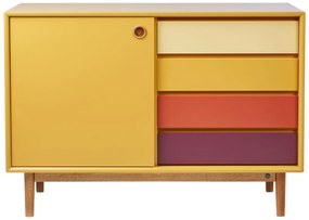 OnaDnes -20% Hořčicově žlutá lakovaná komoda Tom Tailor Color Box 114 x 44 cm