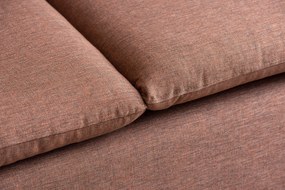 Hanah Home Rohová pohovka LUNGO světle hnědá