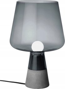 Stolní lampa Iittala Leimu šedá 30x20 cm noční lampa elegantní E27 60W