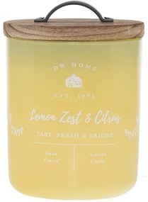 DW Home – vonná svíčka Lemon Zest & Citrus (Šťáva z vymačkaných citronů), 241 g