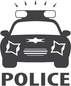Samolepka Policie