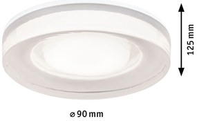 Paulmann 71079 Luena, koupelnové vestavné svítidlo 1xGU10 max.35W, průměr 9cm, IP44