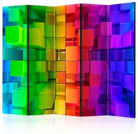 Paraván - Colour jigsaw II [Room Dividers]